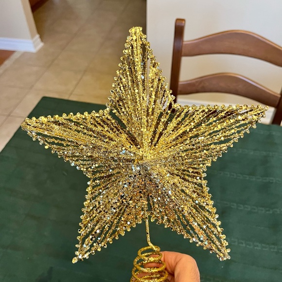 William Ashley | Holiday | Gold Star Christmas Tree Topper From William ...